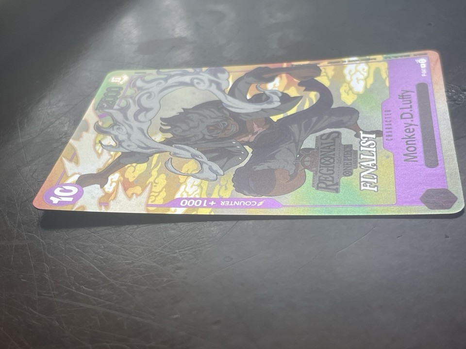 Monkey D Luffy Offline Regional 2024 Finalist P-041 OnePiece Card ...