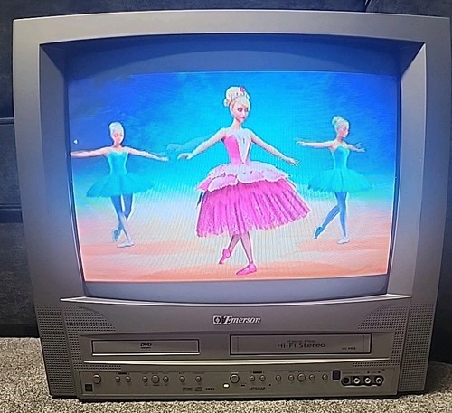 Emerson 19" EWC19T3 VHS DVD Combo CRT TV *READ* | eBay