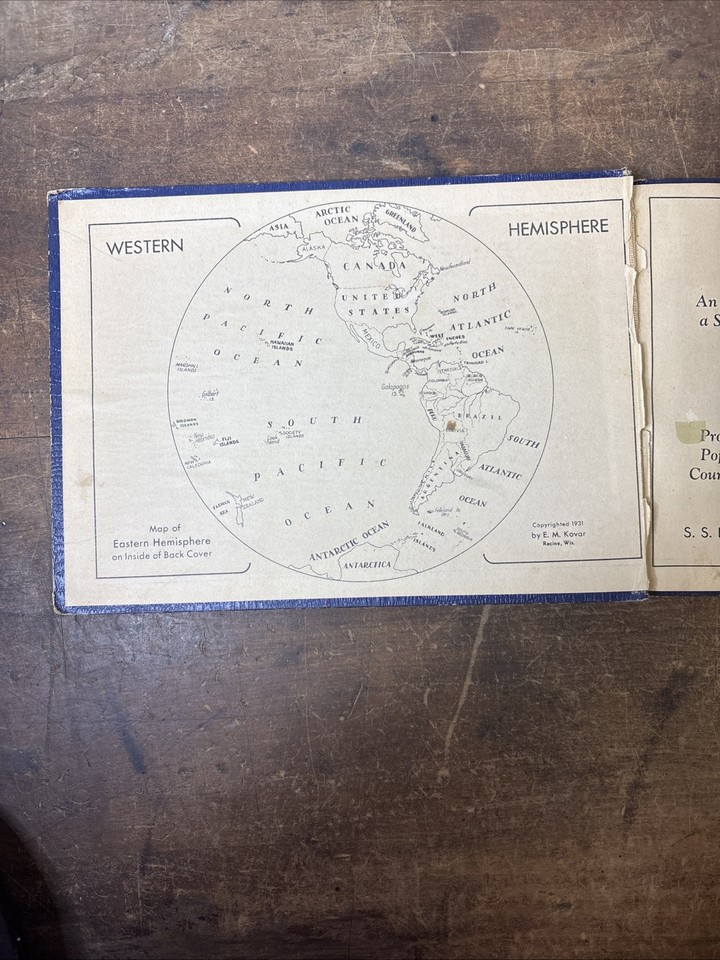 Vtg 1931 Globe Stamp Album Hard Cover - As Is | eBay