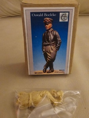Vintage Osawld Boelcke WWI Flying Ace 54mm 1:32 Scale Model Cellar Kit ...
