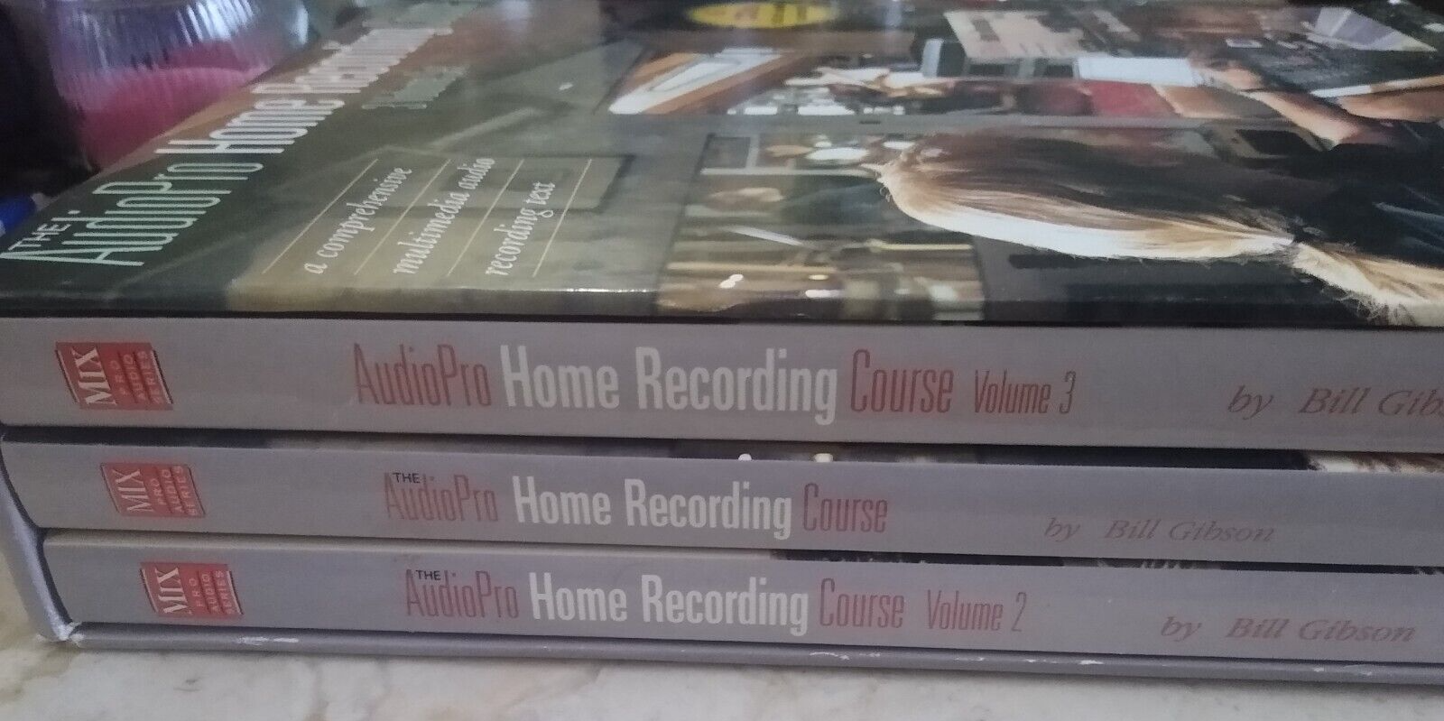AUDIOPRO HOME RECORDING COURSE 3 VOLUME SET, CDs INTERTEC MIX BOOKS GIBSON | eBay
