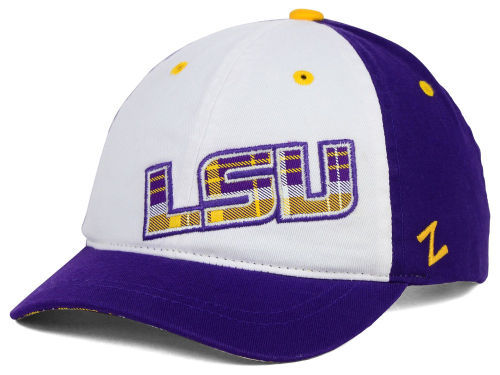 LSU Tigers Women's Purple Gold White Plaid Zephyr Adjustable Hat Cap | eBay