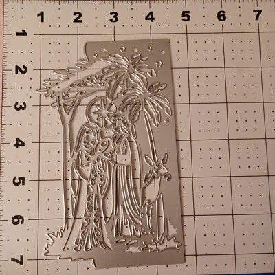 Universal Thin Metal Die Cut Tool Christmas Nativity Baby Jesus Mary ...