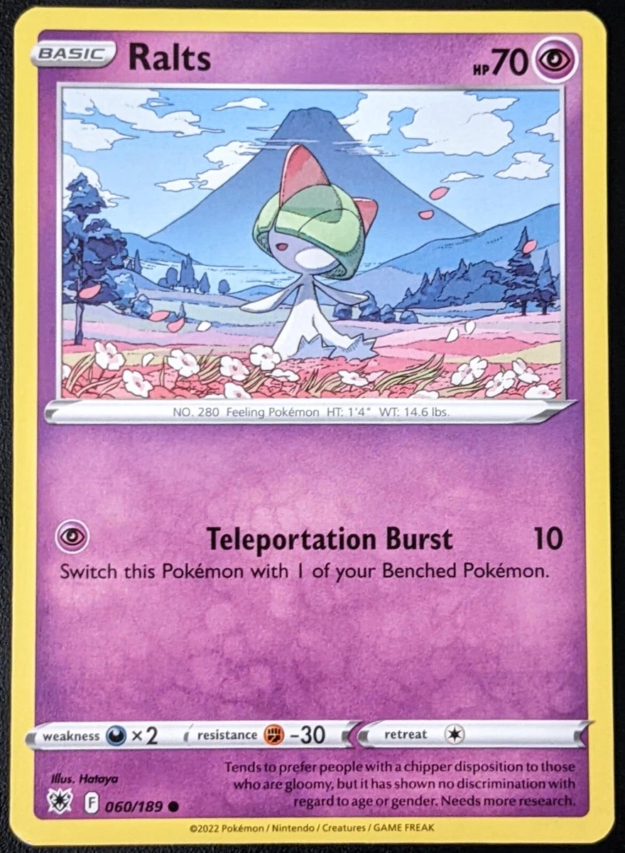 Pokemon Ralts Card