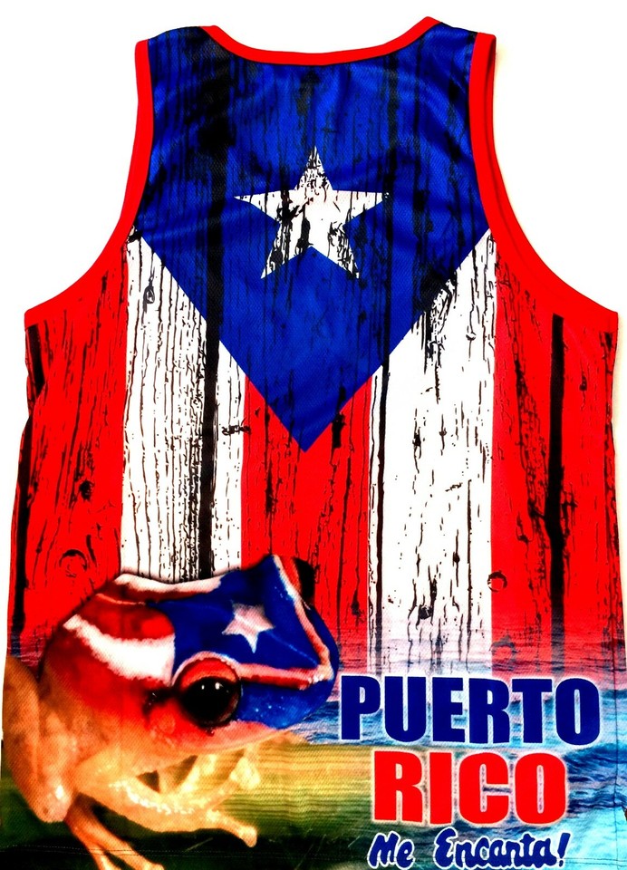 Puerto Rico Tank Top "Flag with Coqui", Puerto Rico Me Encanta | eBay
