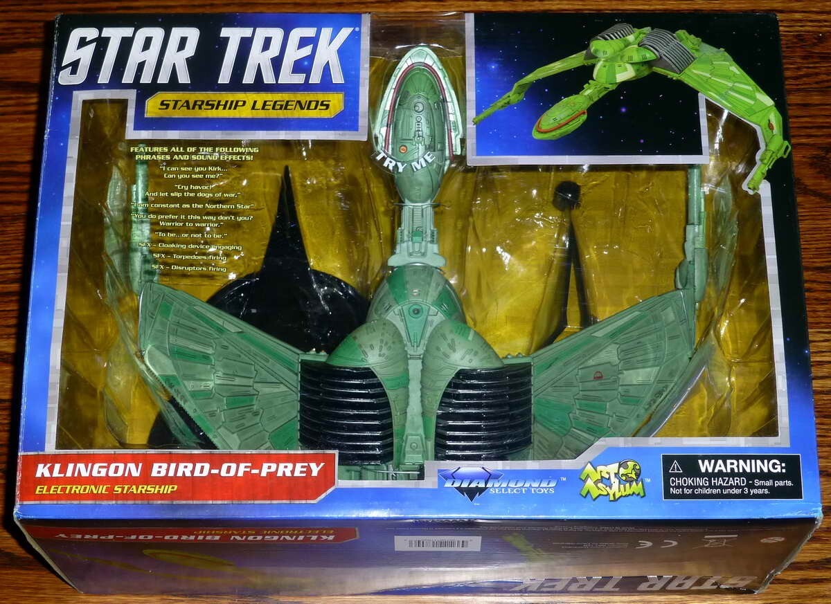 Diamond Select Star Trek Starship Legends Electronic Klingon Bird Of ...