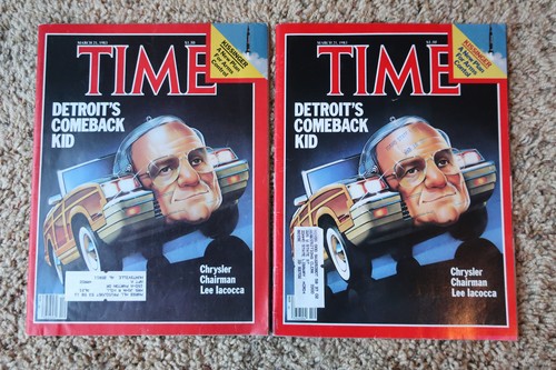 RARE ERROR COVER - Time Magazine Mar 24 1983 Lee Iacocca | eBay