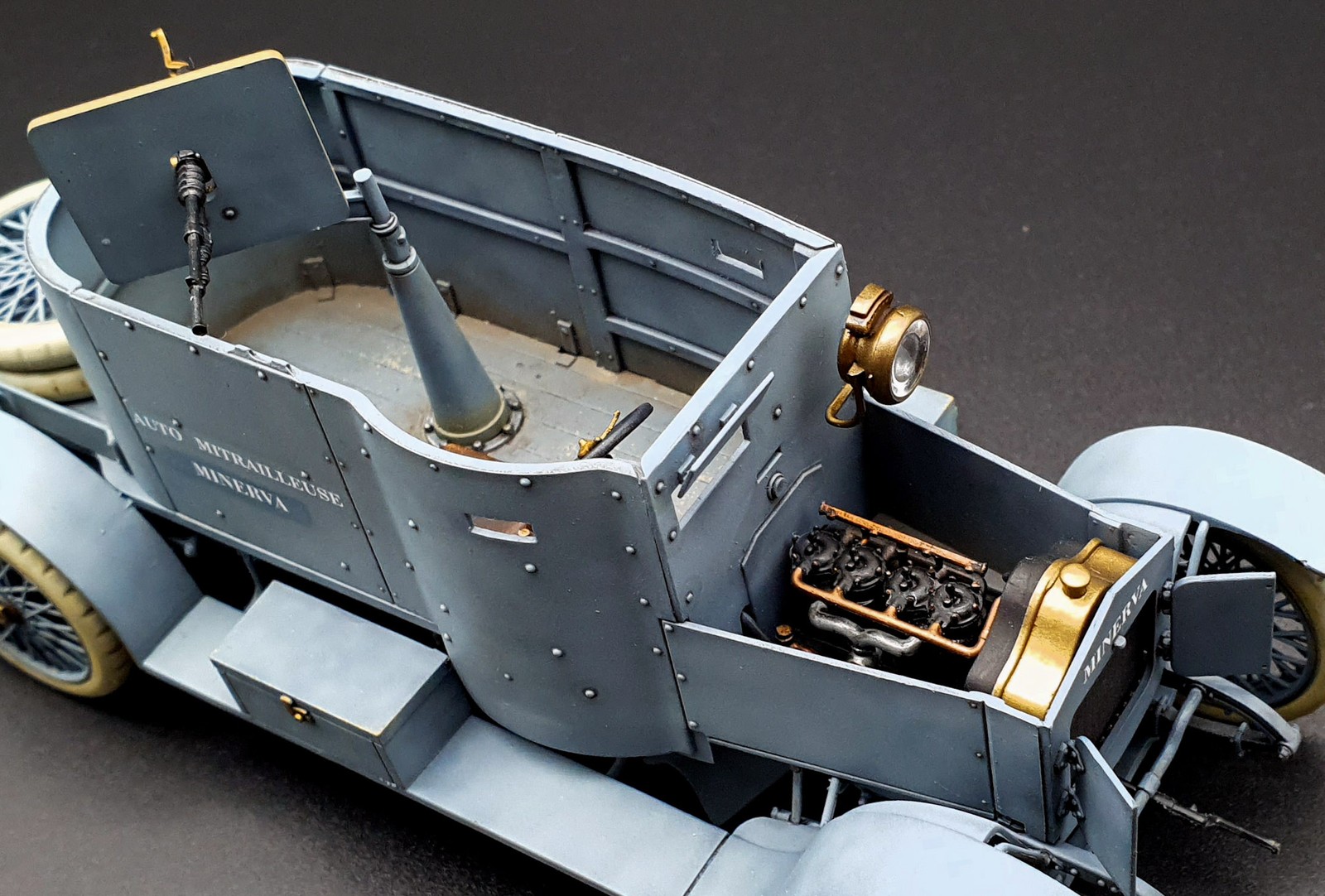Copper State Models 1/35 BELGIAN WWI MINERVA ARMORED CAR | eBay