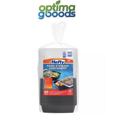 Hefty Food Storage Containers with Lids 28 oz – 60 Piece Set. Free ...