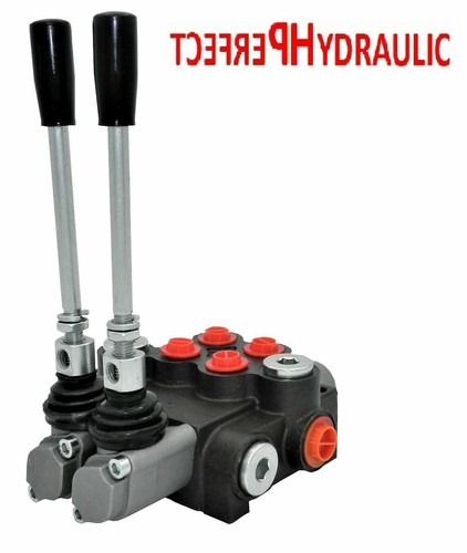 Distributeur hydraulique 40L/min, 2 sections Double Effet 2 leviers ...