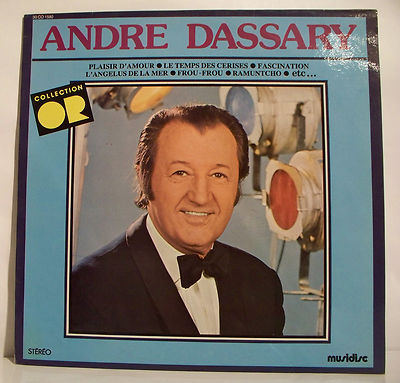 33 tours Andre DASSARY Disque Vinyle LP 12" PLAISIR D'AMOUR - MUSIDISC ...