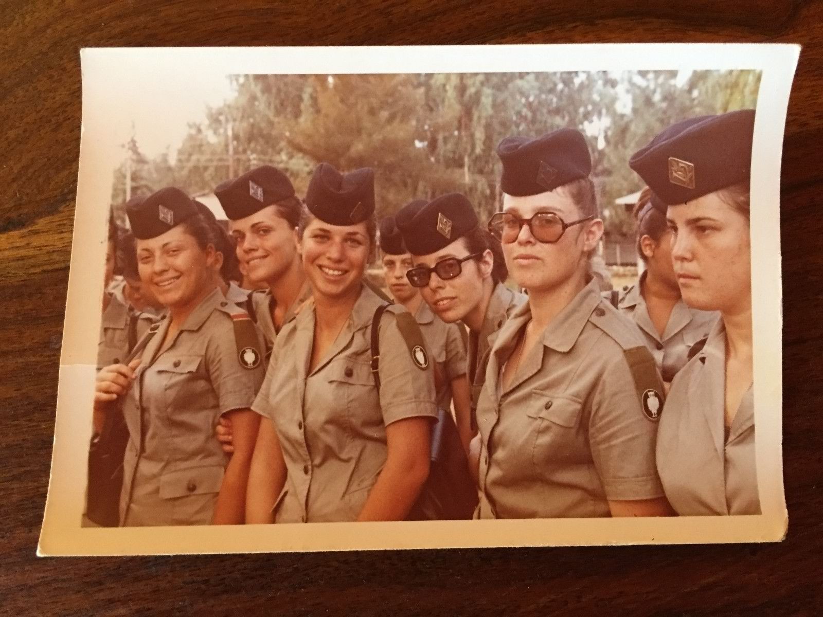 REAL PHOTO 1960s ISRAEL ARMY IDF FEMALE SOLDIERS GIRLS POSING SEXY ...