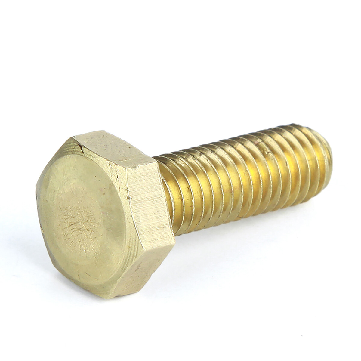 Brass Hexagon Head Set Screw Hex Bolts M3 M4 M5 M6 M8 M10 M12 Metric ...