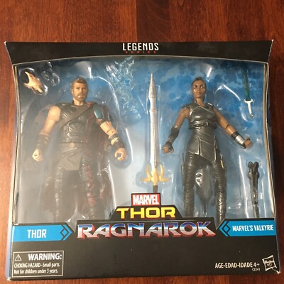 Marvel Legends Thor Ragnarok Series Thor & Valkyrie 2 Pack pre owned | eBay