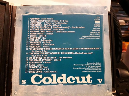 COLDCUT DJ FOOD FIGHT COLD KRUSH CUTS 2 CD 60 MIN REMIX OF NINJA TUNES ...