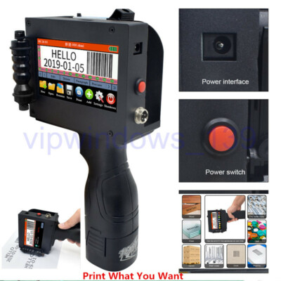 Handheld Inkjet Printer Carton Box Printing/DOD Handjet/Portable Coding ...