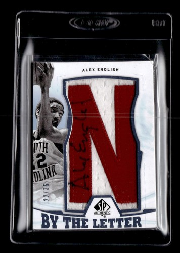 2013-14 SP Authentic #BL-AEl Alex English By the Letter Signatures #/35 ...