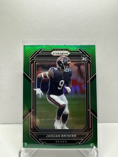 2022 Prizm Football Jaquan Brisker Green Prizm Rookie Card #391 Bears ...