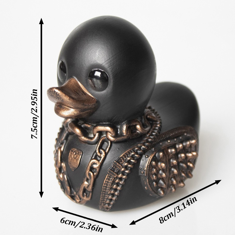 Dark Rubber Duck Rock Duck Satan Ducks,Novelty Halloween Ducks Home ...
