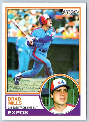 BRAD MILLS 1983 O-PEE-CHEE 83 NO 199 NRMINT+ 57774 | eBay