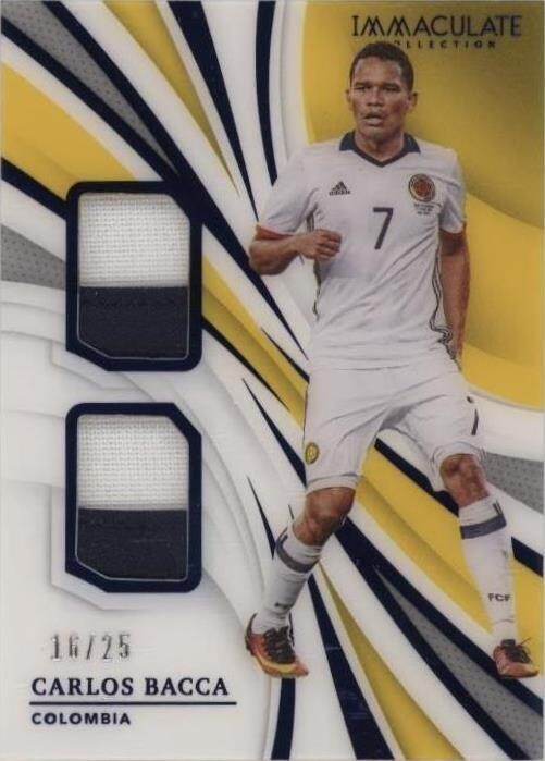 2021 Panini Immaculate Collection - Dual Patches Carlos Bacca #DP-CBA ...