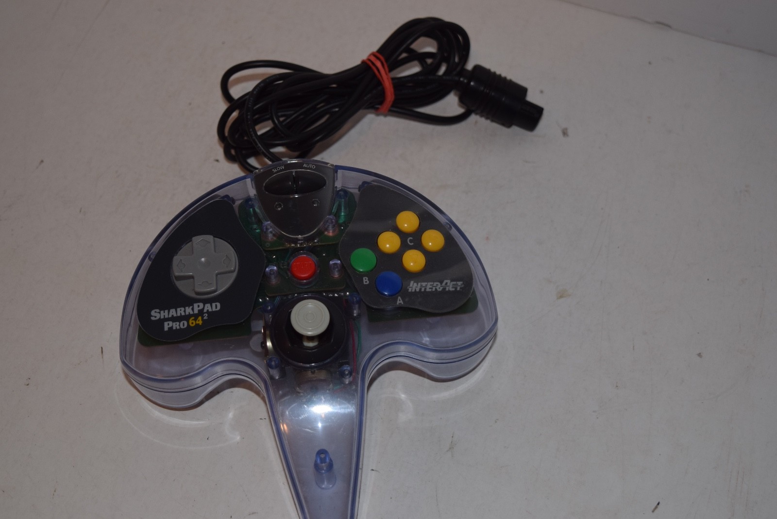 Nintendo 64 Shark Pad Pro 64 - Clear Plastic | eBay