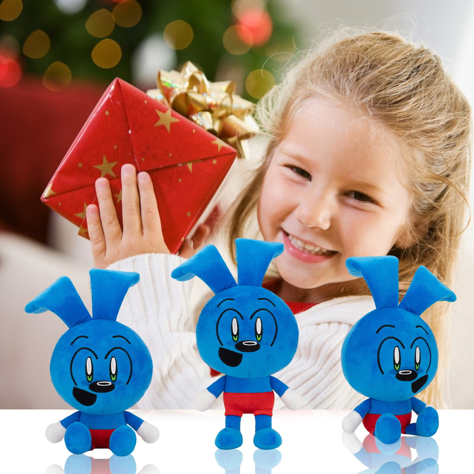 1X Riggy Rabbit Monkey Plush Toy Cartoon Anime Figure Stuffed Animal ...