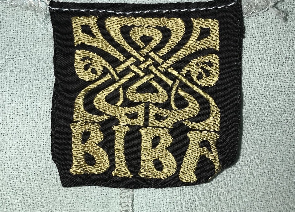 Vintage Biba Trouser Suit 2 Piece Jacket Medium Mint Green 70s Crepe ...