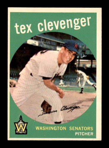 1959 Topps #298 Tex Clevenger EXMT/EXMT+ X2705220 | eBay
