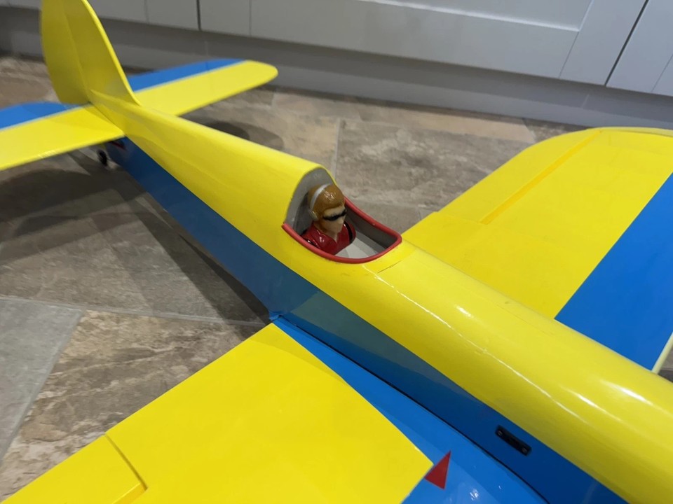Hangar Monkey RC Plane 150cm Span Irvine 46 2 Stroke Hitec Servos Mike ...