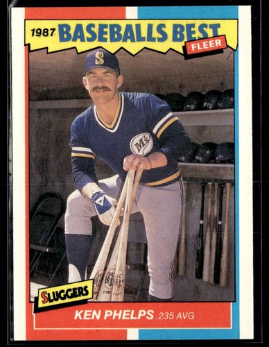 1987 Fleer Baseball's Best Sluggers vs. Pitchers #30 Ken Phelps Card ...