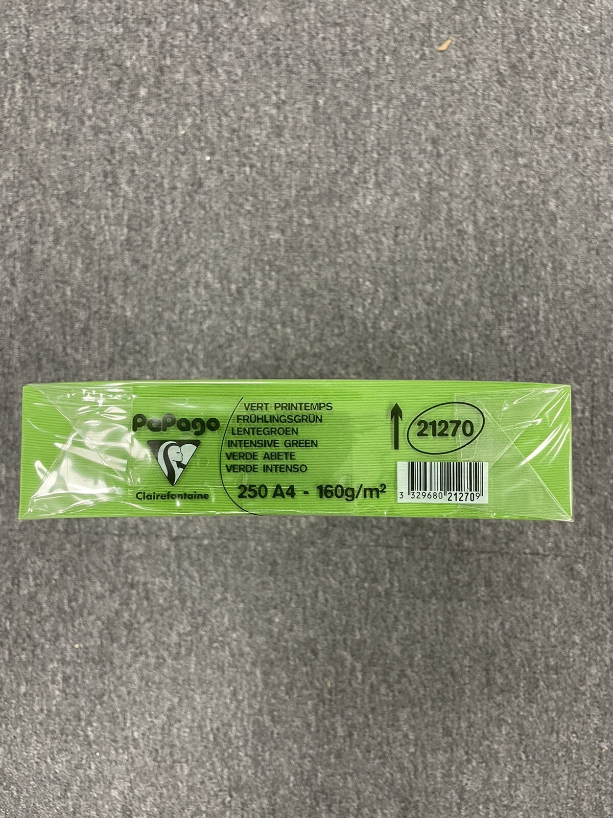 Clairfontaine Papago A4 160g Coloured Card - Pack 250 sheets INTENSIVE ...