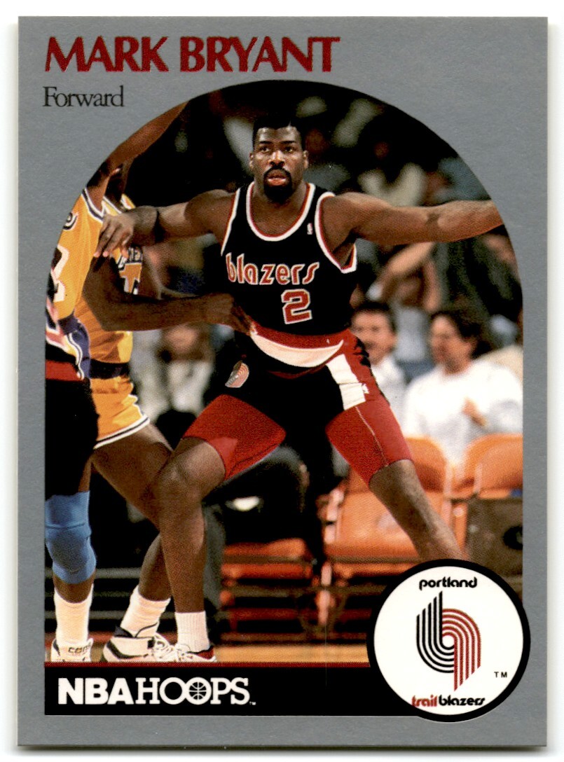 1990-91 Hoops Mark Bryant Portland Trail Blazers #243 | eBay