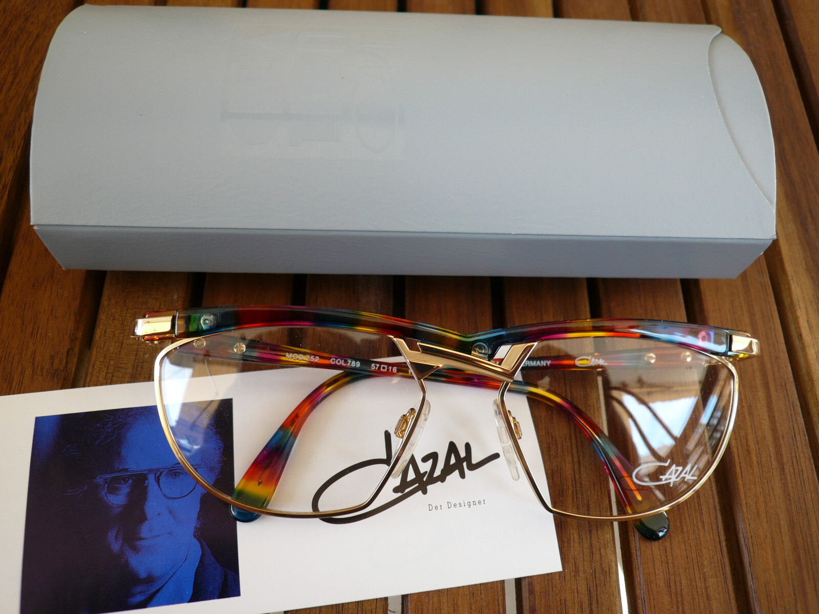Cazal 252 - True Vintage 90's - NEW-unworn-Authentic-Original case ...