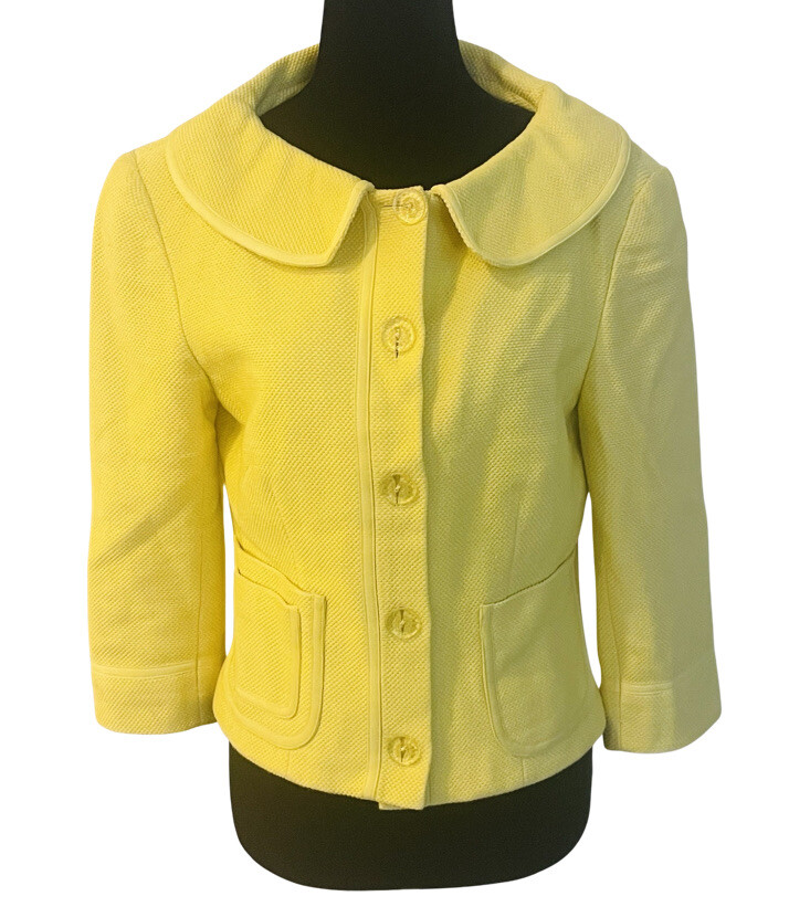 Vintage Patrick Mendes Peter Pan Collared Jacket Yell… - Gem