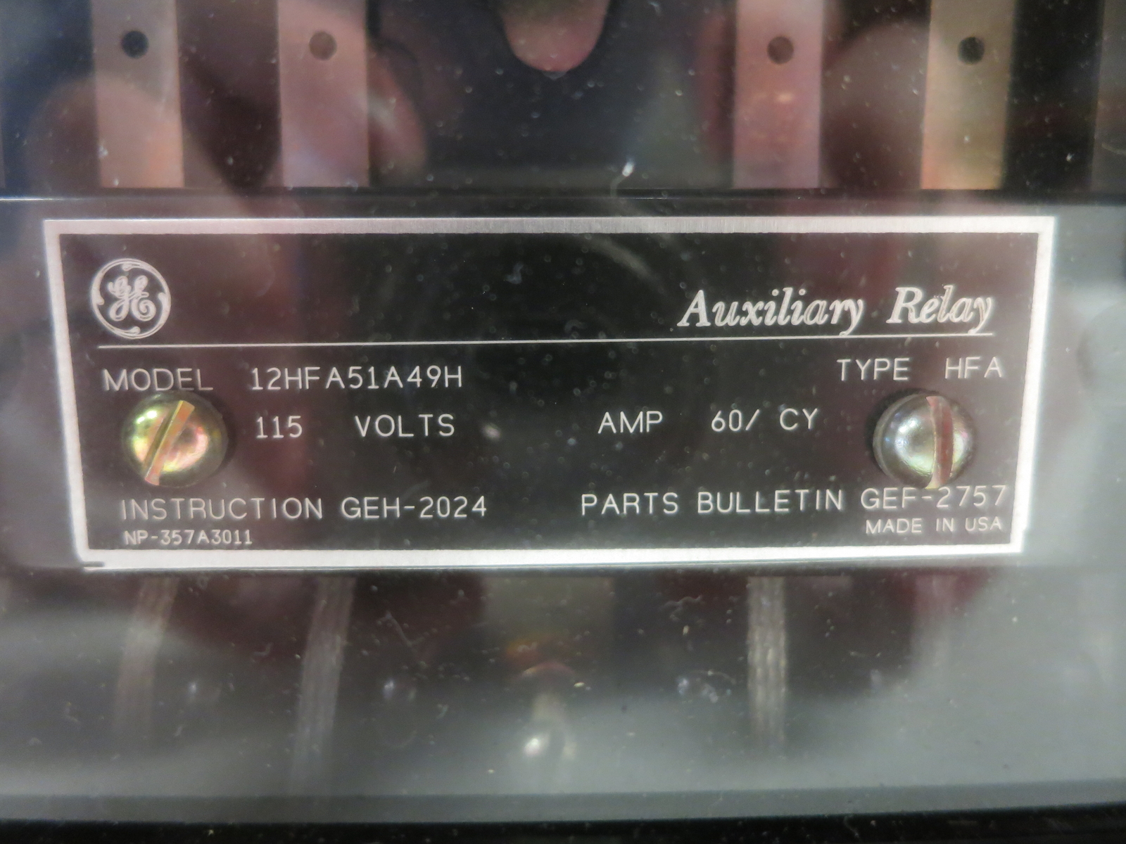 General Electric 12HFA51A49H Relay Type HFA 11b2 for sale online | eBay