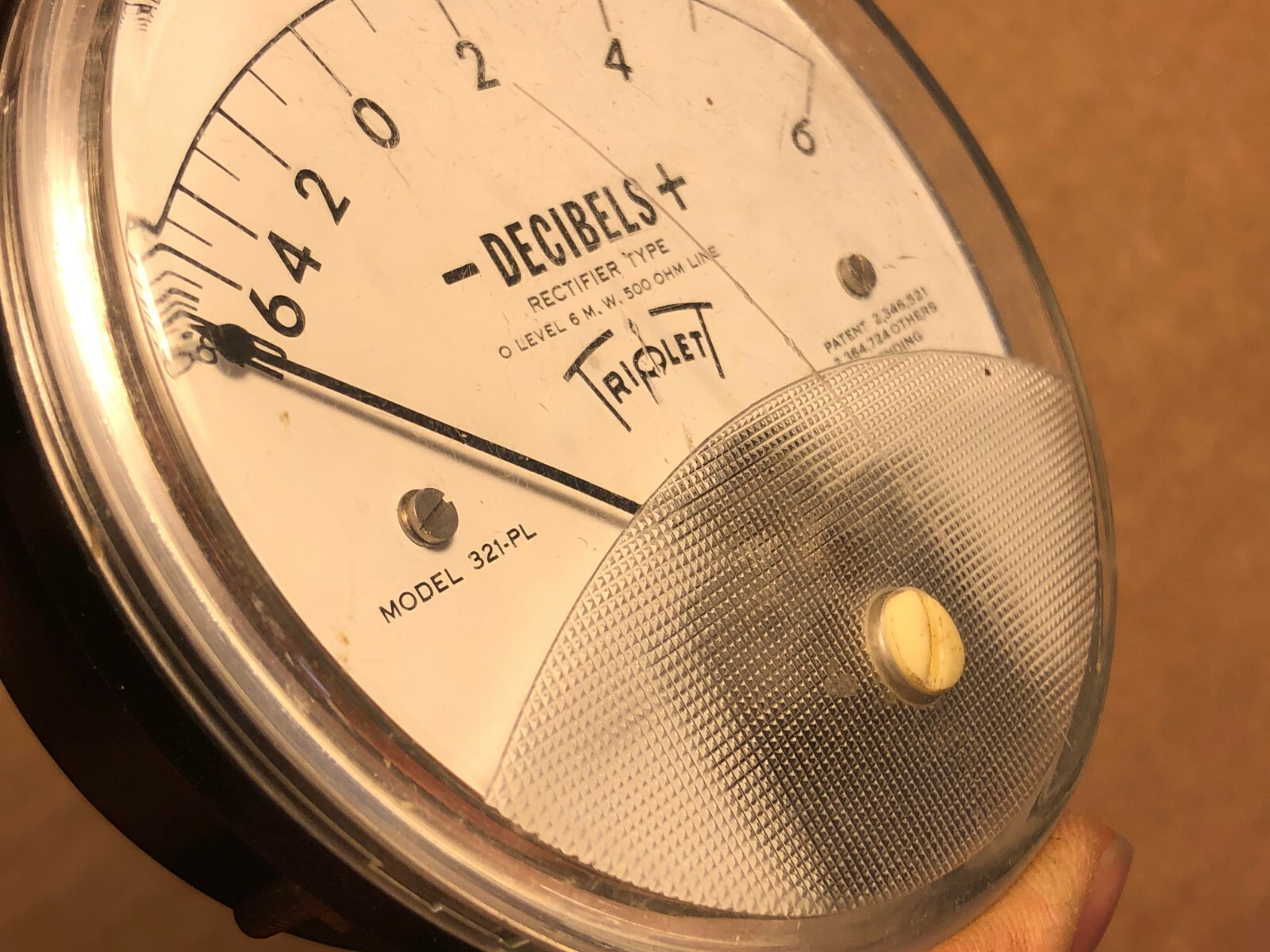 Vintage Triplett Decibels Meter Model 321-PL Ham Radio Gauge Guaranteed ...