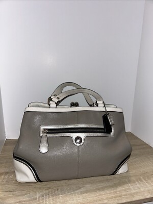 Coach Laura Spectator Lavender Purse Pebble Leather Shoulder Bag ...