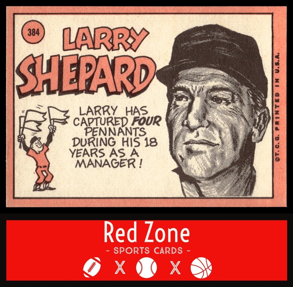 1969 Topps - #384 Larry Shepard EX | eBay