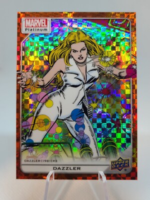 2024 Upper Deck Marvel Platinum Dazzler 02/33 Orange Checkers #175 | eBay
