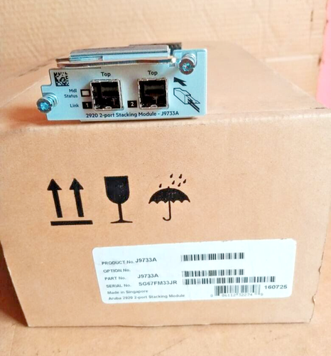 1PC Aruba HPE J9733A 2920 2-Port Stacking Module-BRAND NEW ORIGINAL | eBay