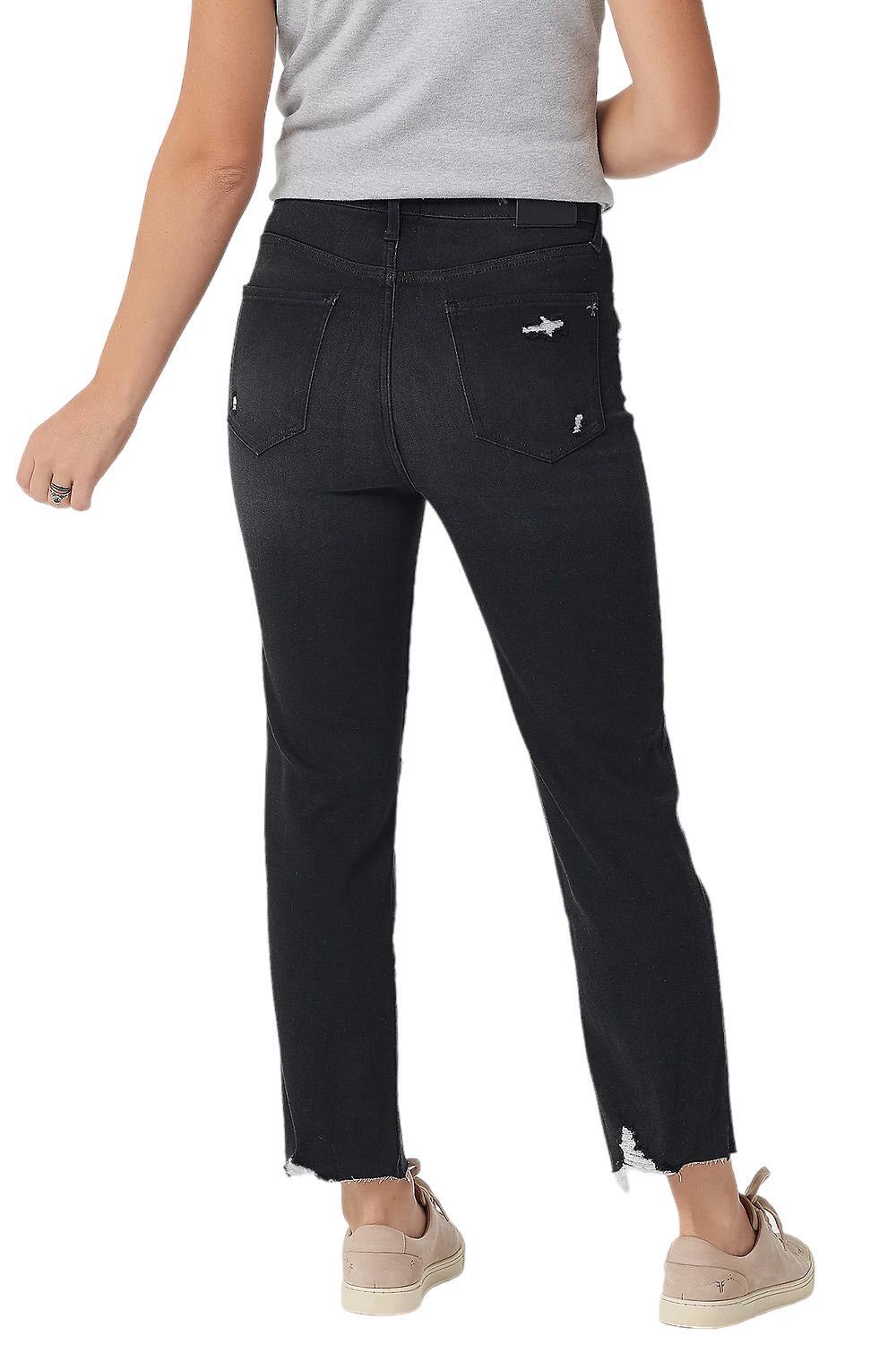 Serra Retreat Dume High-Rise Straight-Leg Jeans Carbon Beach | eBay
