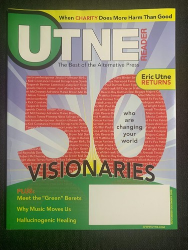 2008 Nov/Dec UTNE READER Magazine FN+ 6.5 Changing the World 50 ...
