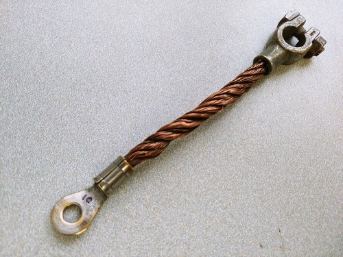 NICE USED ORIGINAL GENUINE PORSCHE 911 930 BATTERY GROUND STRAP CABLE ...