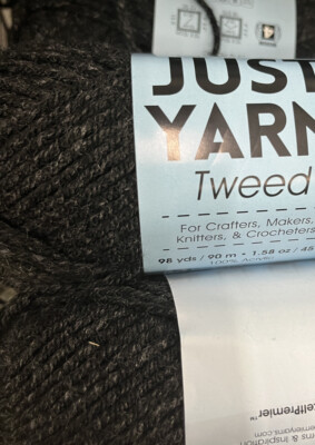Premier Just Yarn Tweed Worsted Acrylic Yarn Lot of 6 Gray Tweed | eBay