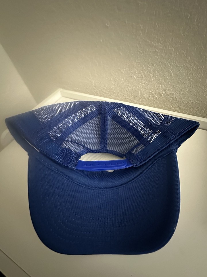 Unisex Adults King Off Road Racing Shocks Logo Trucker Hat Blue | eBay