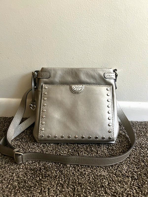 BRIGHTON PRETTY TOUGH PEWTER SUPER WALLET ORGANIZER | eBay