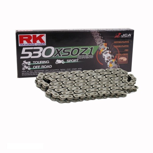 Motorcycle Chain RX Ring RK 530XSOZ1 with 110 Rollers and Hollow Rivet Lock Open 4250885660028| eBay