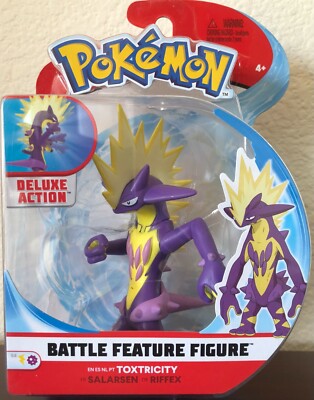 Pokemon 4.5 Inch Battle Feature Deluxe Action Figure - TOXTRICITY - New ...