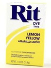 Rit All-Purpose Fabric Dye Tinte - Lemon Yellow | eBay